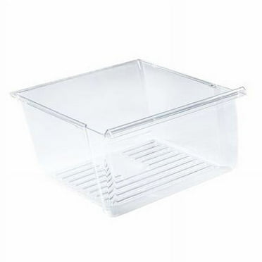 2188664 Clear Crisper Pan Drawer Compatible with Whirlpool Refrigerator ...