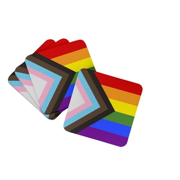 Polisexual Pride Foam Coaster Set of 4 - Walmart.com