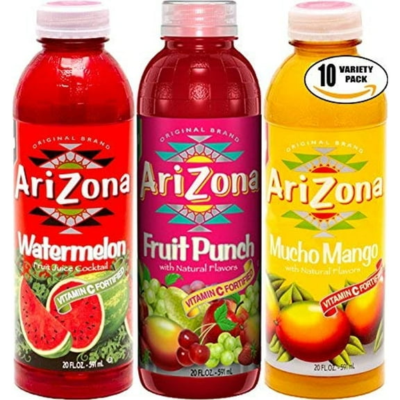 Arizona Watermelon Juice Cocktail, 20 oz Bottle, 24 Pack - Walmart.com