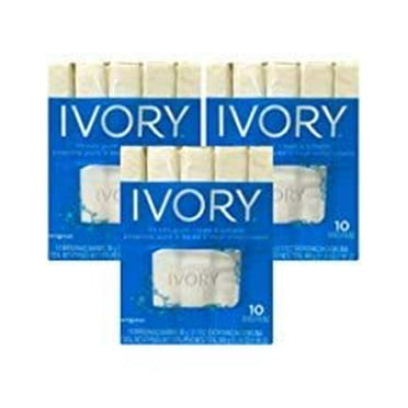 Ivory Original Bath Soap, 4 oz Bars, 10 ea Multipack Bulk Hand Jabon ...