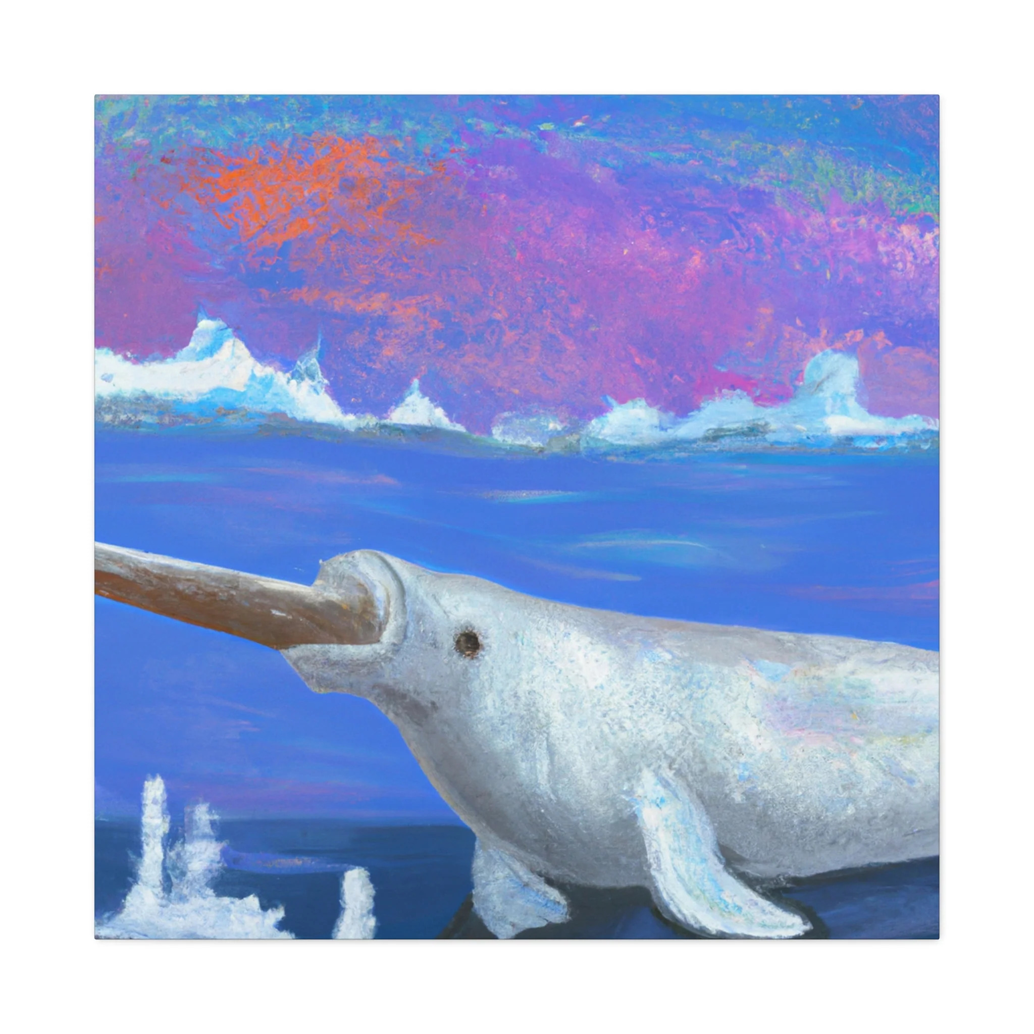 Narwhal in Fauvism - Canvas - Walmart.com