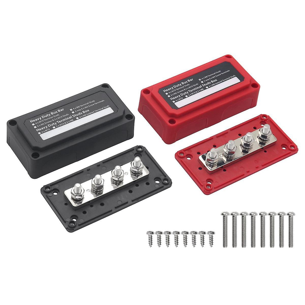 2 barras colectoras de 300 A, bloque de distribución de energía de alta ...