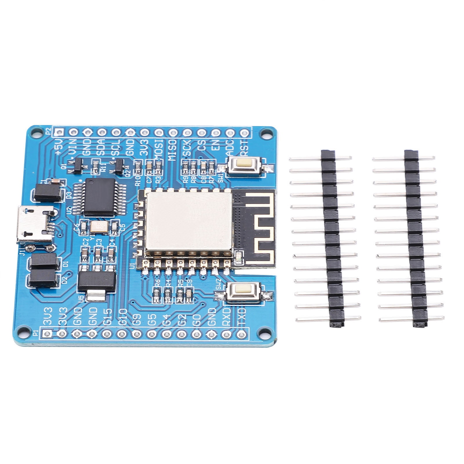 PCB Development Board for Python DC 5V/3.3V Voltage Input with Pin ...