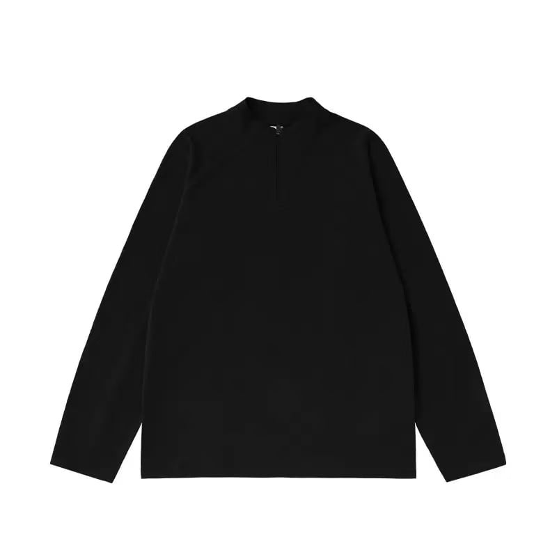 Click here for Unbranded Mens Half-Zip Stand Collar Long-Sleeved... prices