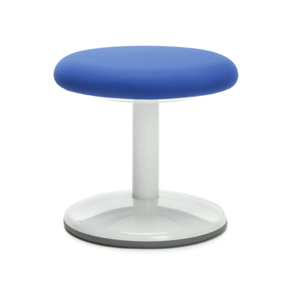OFM Orbit Static Stool - 14" Tall Fabric Backless Stool, Blue (2814-STA ...