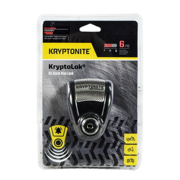 Kryptonite 004776 KryptoLok 6A Alarm Disc Lock 120 dB Alarm - Walmart.com