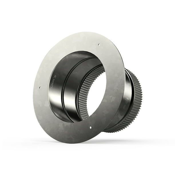 AC Infinity 6" Ducting Take-Off Collar, Galvanized Steel Inlet Flange ...