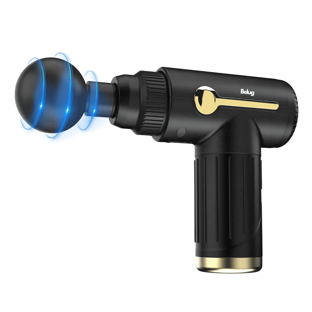 Pistola De Masaje Eléctrica Masajeador Pantalla Belug Negro | Walmart ...