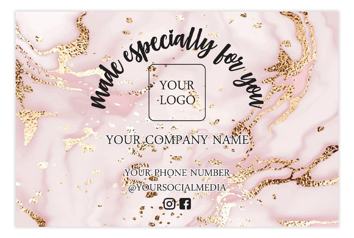 Printtoo Label for Small Business-100 RectangleCustom VinylPersonalized ...