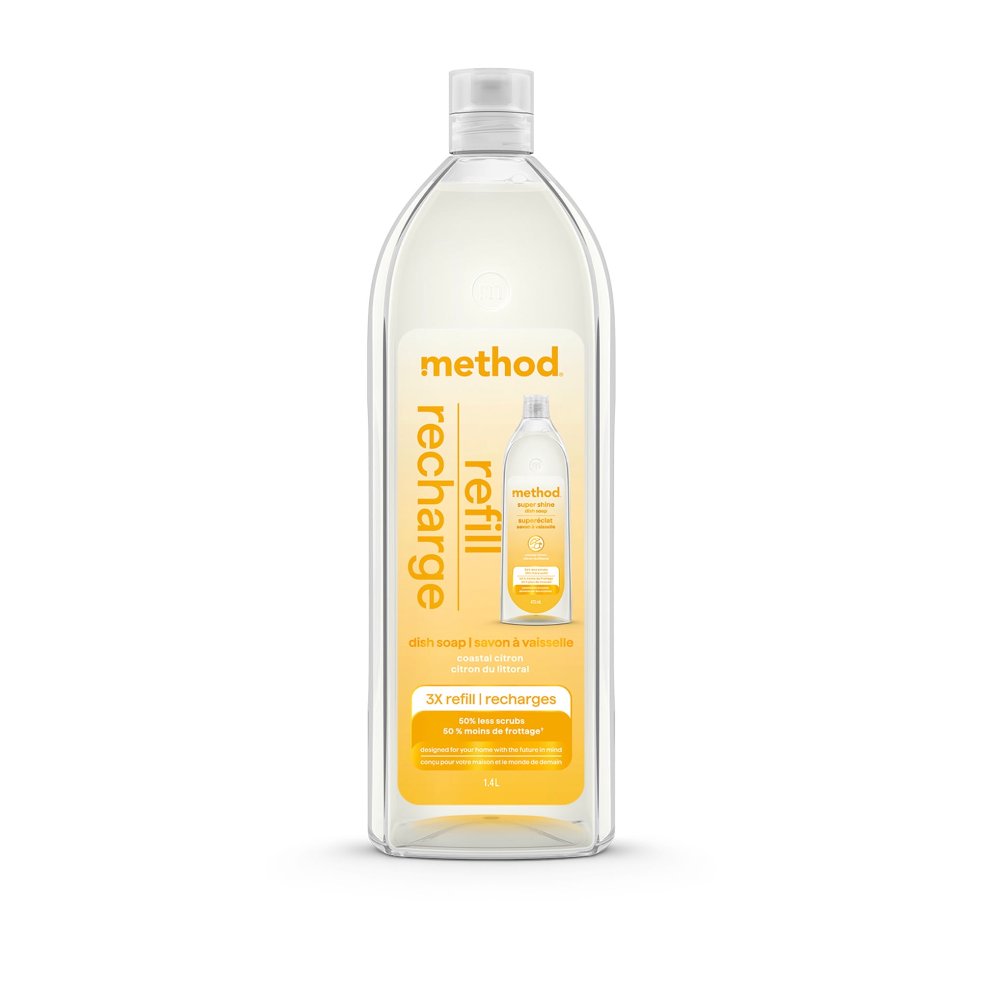 Click here for Method Refill Dish Soap Coastal Citron 1.4 L 1.4 L prices