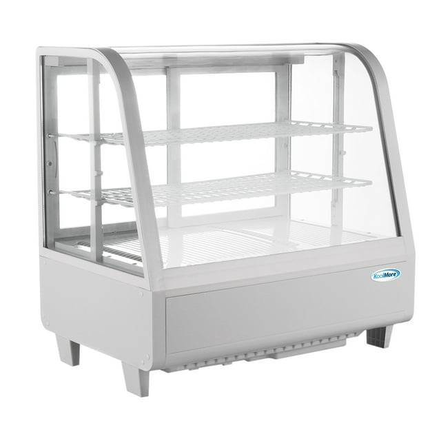 "27"" Commercial Countertop Refrigerated Display Case with LED Lighting ...