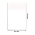 Clear Transpa-rent Sticky Notes, Removable & Reusable Note Pads, Simple ...