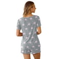 Anygrew Women's Summer Pajama Set - Soft 2 Piece Sleepwear with Shorts ...