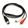5 Pin DIN Cable 5-Pin-DIN To 2RCA Cable Equipment for Electrophonic ...
