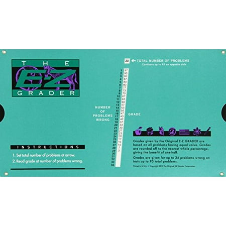 Grading Calculator - E-Z Grader Teacher's Aid Scoring Chart (Original ...