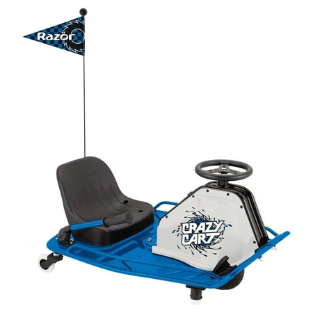 Razor High Torque Motorized Drifting Crazy Cart with Drift Bar for ...