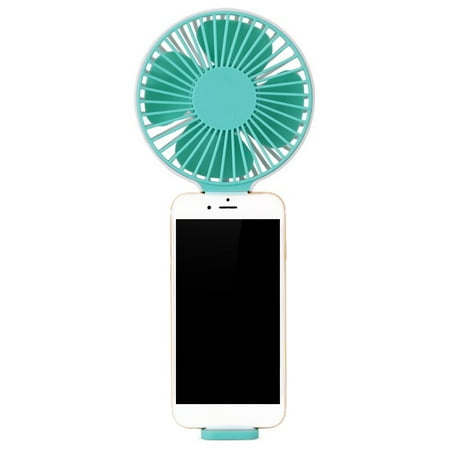 Portable Handheld Fan Phone Stand Rechargeable Mini Desktop Fan 3-Speed ...