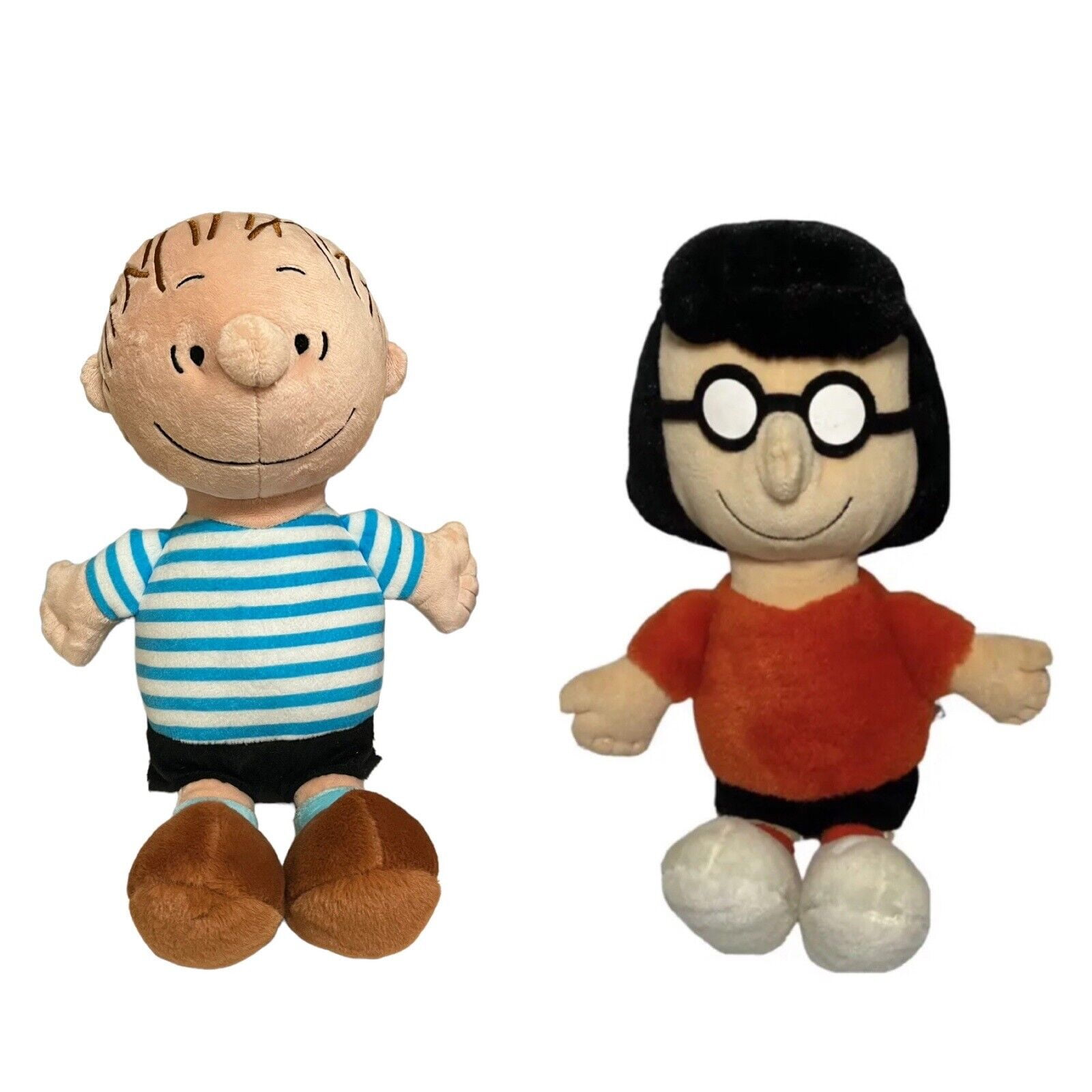 Plush 12" Marcie Marcy & Linus Boy Set 2pc Dolls Peanuts Holiday NEW ...