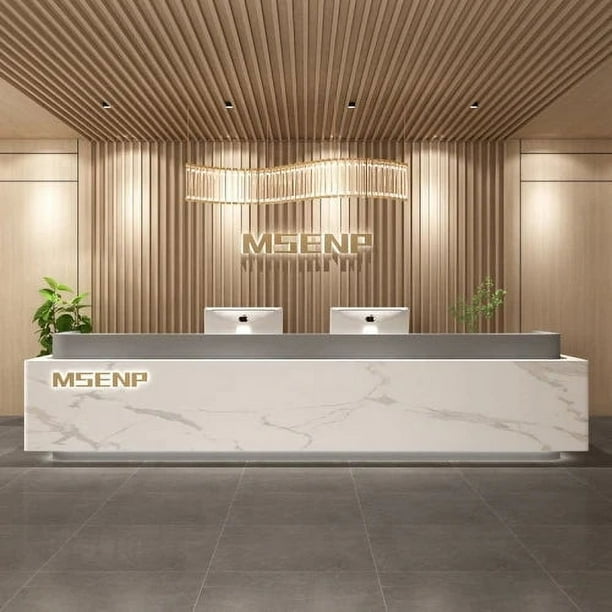 Counter Shop Reception Desks Table Luxury Modern Office Information ...
