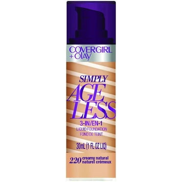 COVERGIRL+Olay Simply Ageless 3-in-1 Liquid Foundation Classic Ivory, 1 ...