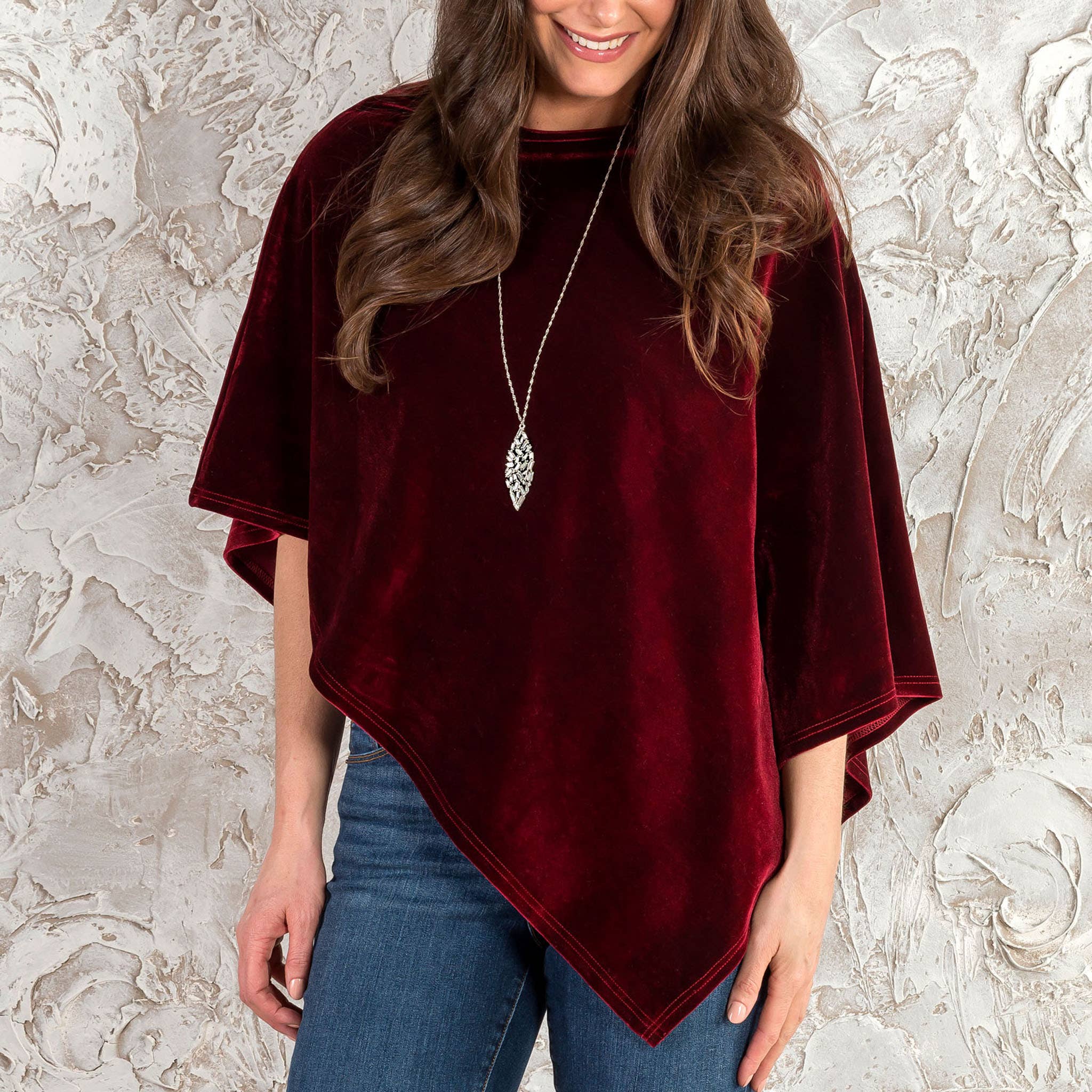 Howard's Velvet Poncho - Walmart.com