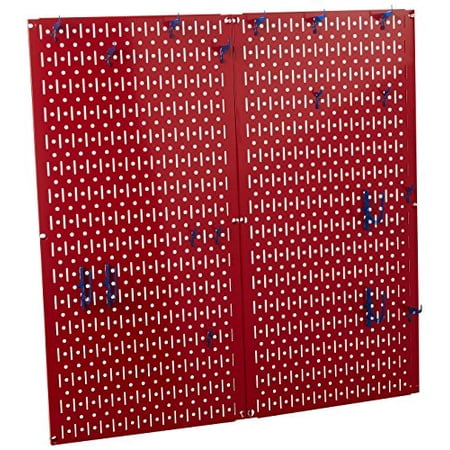 Wall Control 30-KTH-200 RBU Kitchen Pegboard Organizer Pots and Pans ...
