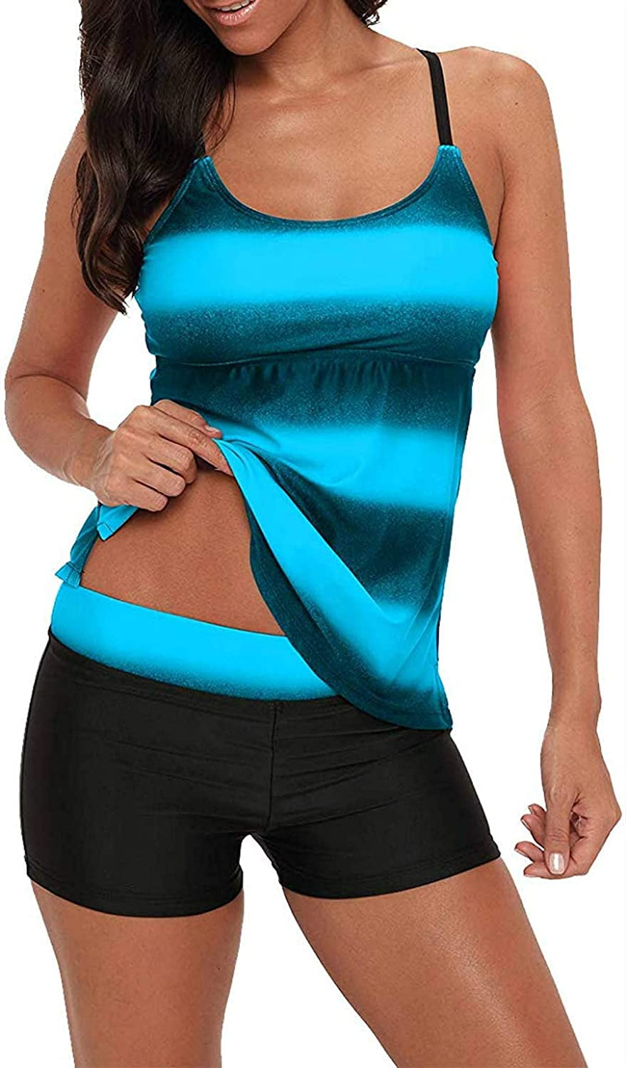 Zando Womens Tankini Bathing Suits For Women Tankini Tops With Shorts