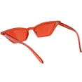 Translucent Retro Cat Eye Sunglasses For Women Color Tinted Lens 50mm
