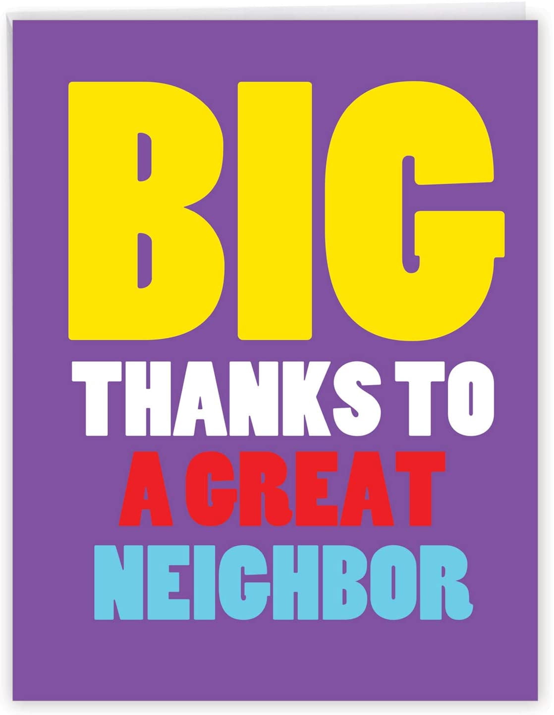 NobleWorks Great Neighbor - Thank You from Us Card with Envelope ...