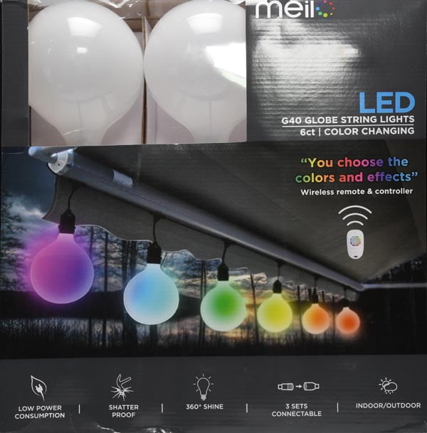Meil Led G40 Globe String Lights | Shelly Lighting