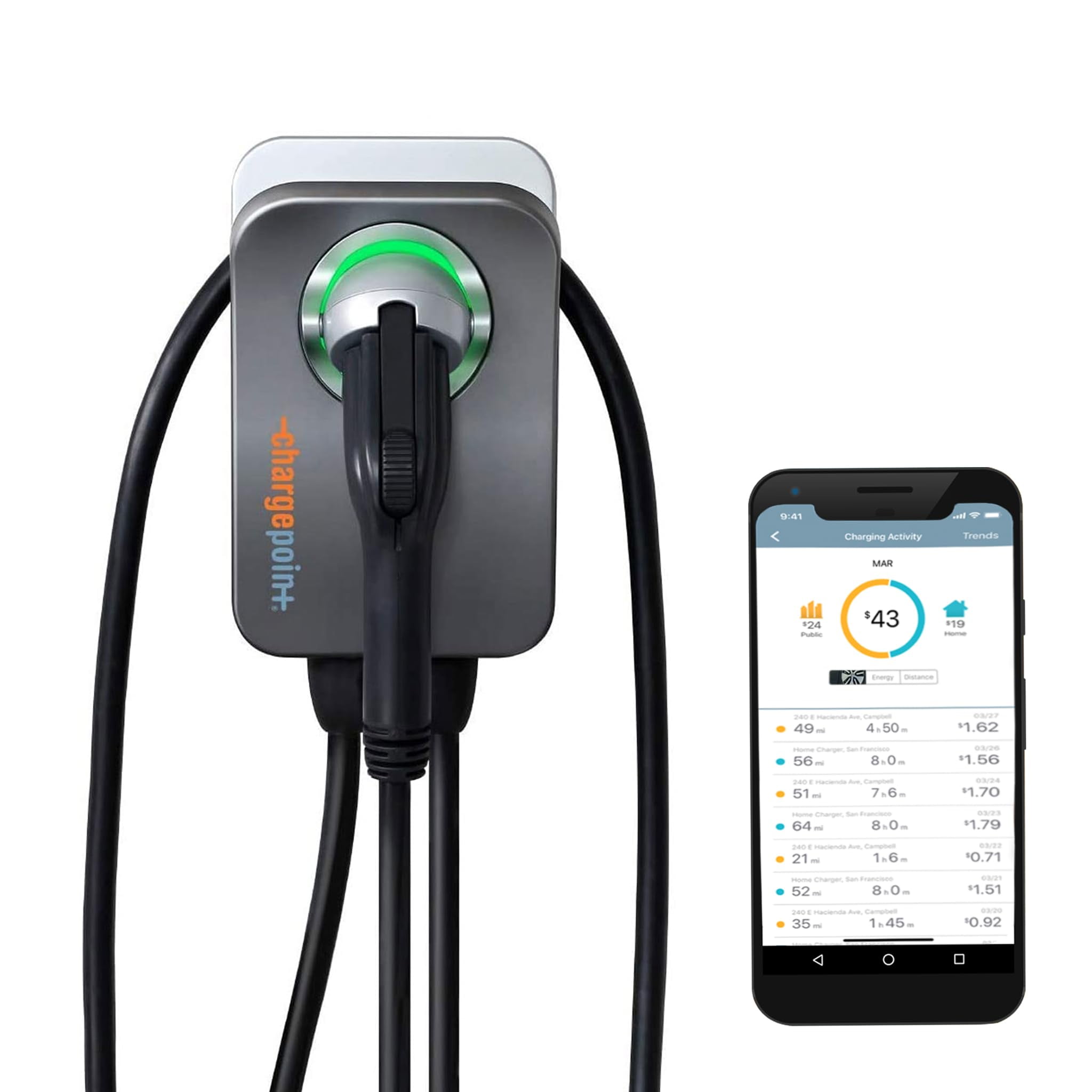 ChargePoint Home Flex Level 2 NEMA 14-50 Plug Electric Vehicle EV ...