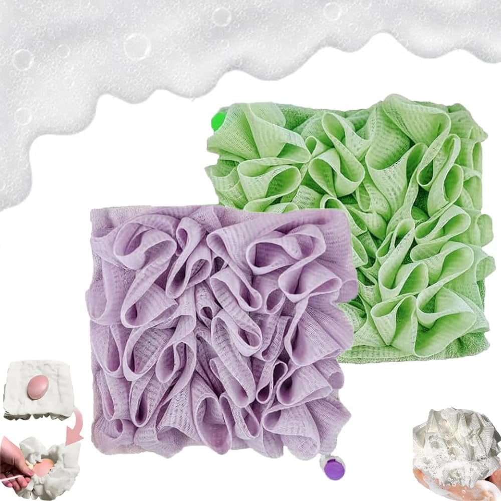 Loufee, Loufee Loofah Washcloth, The Leeffa Soft Loofah and Washcloth ...