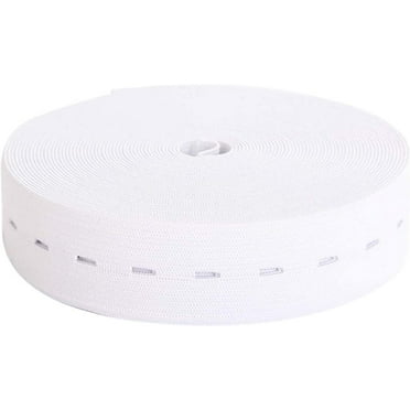 Twill Elastic Band Double Side 1" Flat 2 Yard 1 Roll Flat Elastic ...