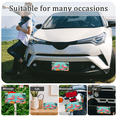 ADECORIVY Flamingo Pineapple Flower License Plate, Aluminum Decorative ...