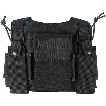 YDJKET Handheld Radios Chest Radio Harness Chest Face Pack Pouch Case ...