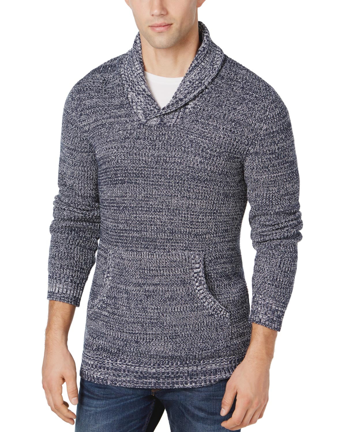 American Rag Mens Shawl-Collar Knit Sweater, Blue, XX-Large - Walmart.com