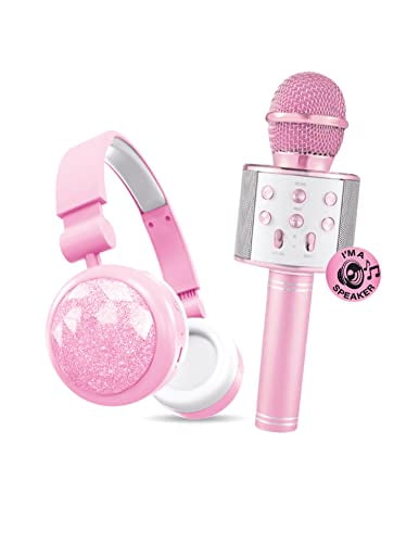 Gabba Goods Boogie Beats Karaoke Kit Bluetooth Microphone Speaker and ...