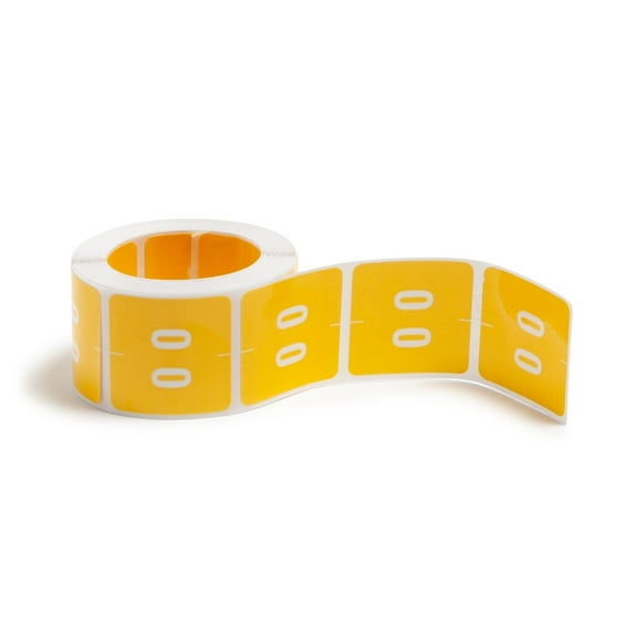 Smead A-Z Color-Coded End Tab Filing Labels M 1 x 1.25 White 500/Roll ...