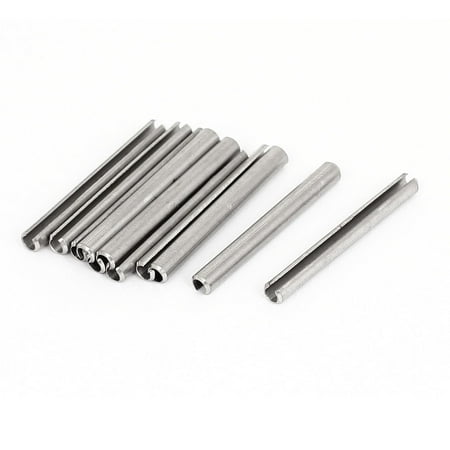 M4x40mm 304 Stainless Steel Split Spring Roll Dowel Pins Fasteners ...