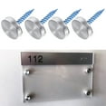 MLINS 1 Set Stainless Steel Decorative Screws With Caps Heavy-Duty ...