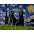 CafePress - Starry Night & Black Labrador Mug - 11 oz Ceramic Mug ...