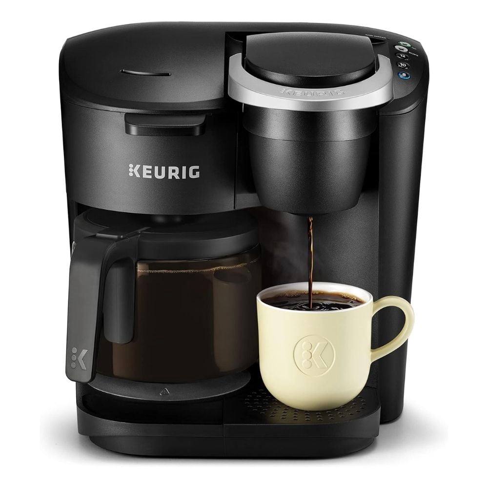 Cafetera Keurig K-Duo Essentials 2 en 1 con Jarra de 12 Tazas y ...