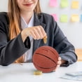 Basketball Piggy Bank Basketball Sports Themed Coin Bank PVC Money Box ...