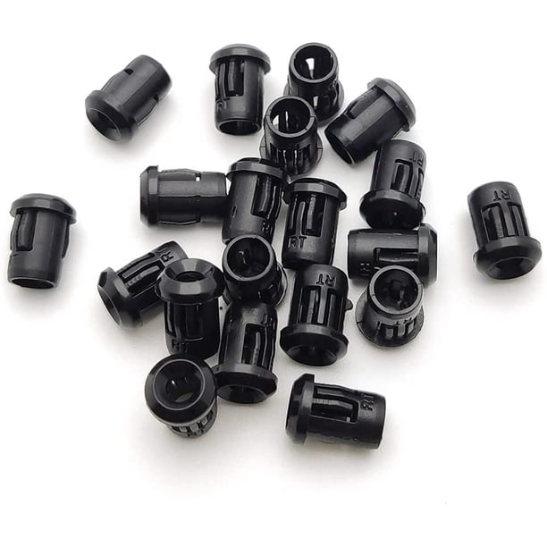 100 Pieces 5mm LED Holder Plastic LED Holder Clip Panel LED Light ...