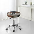 Haiem Running Horses Print Cushion Round Bar Chair Seat Cover Bar Chair ...