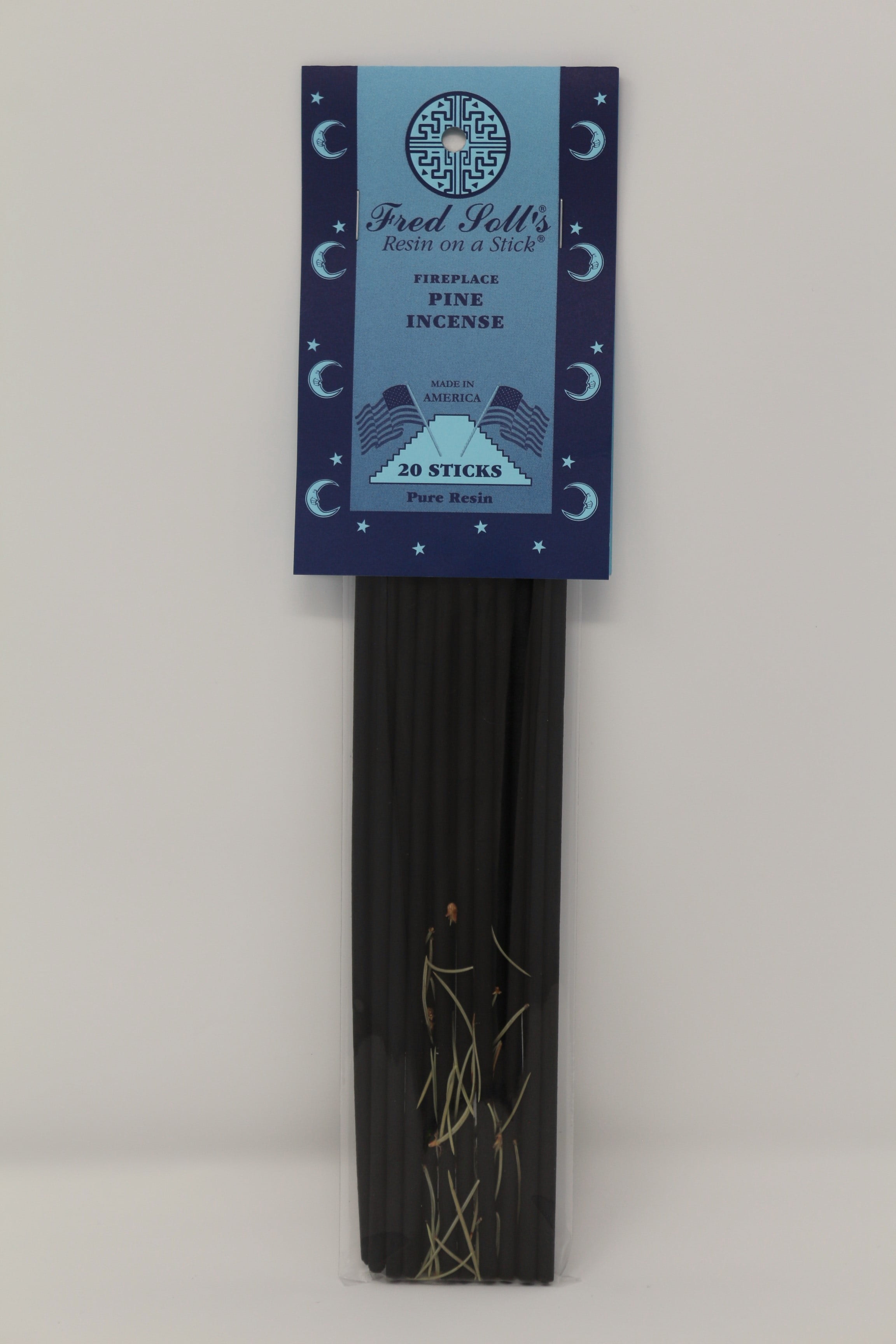 Fred Soll's® resin on a stick® Fireplace Pine Incense (20) - Walmart.com