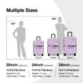 GinzaTravel 2 Piece Luggage Set ABS Hardshell Hardside Lightweight ...