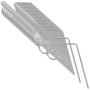 Outdoor Christmas Light Hanger Metal Hook - Wire Holder Decoration (50 ...