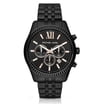Alexander Statesman Triumph Rose Gold Swiss Made Black Leather Watch ...