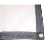 7x20ft White Mesh Netting Tarp, Anti-UV Sunshade for Patio Canopy ...